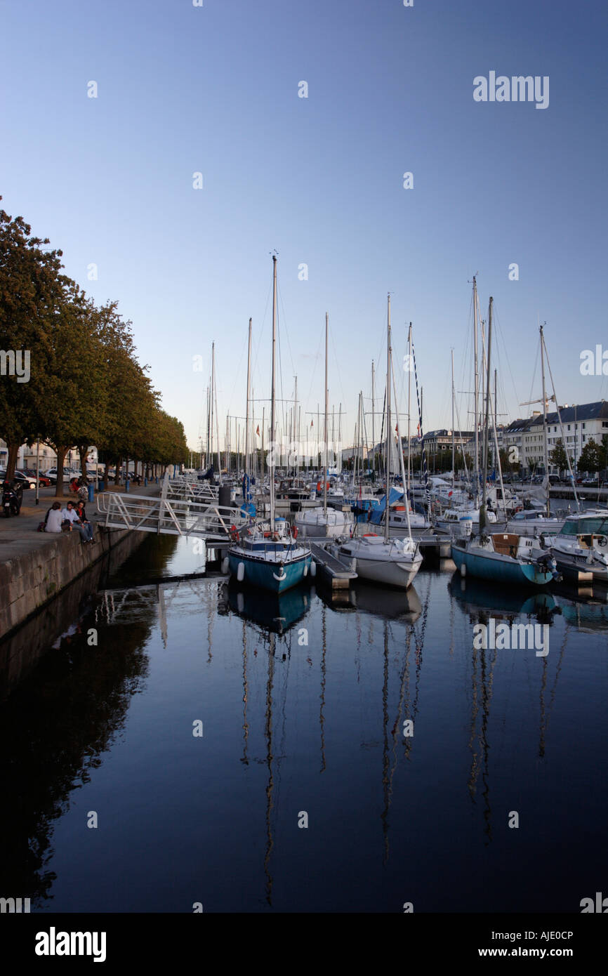 Harbour in Caen Normandy Stock Photo - Alamy