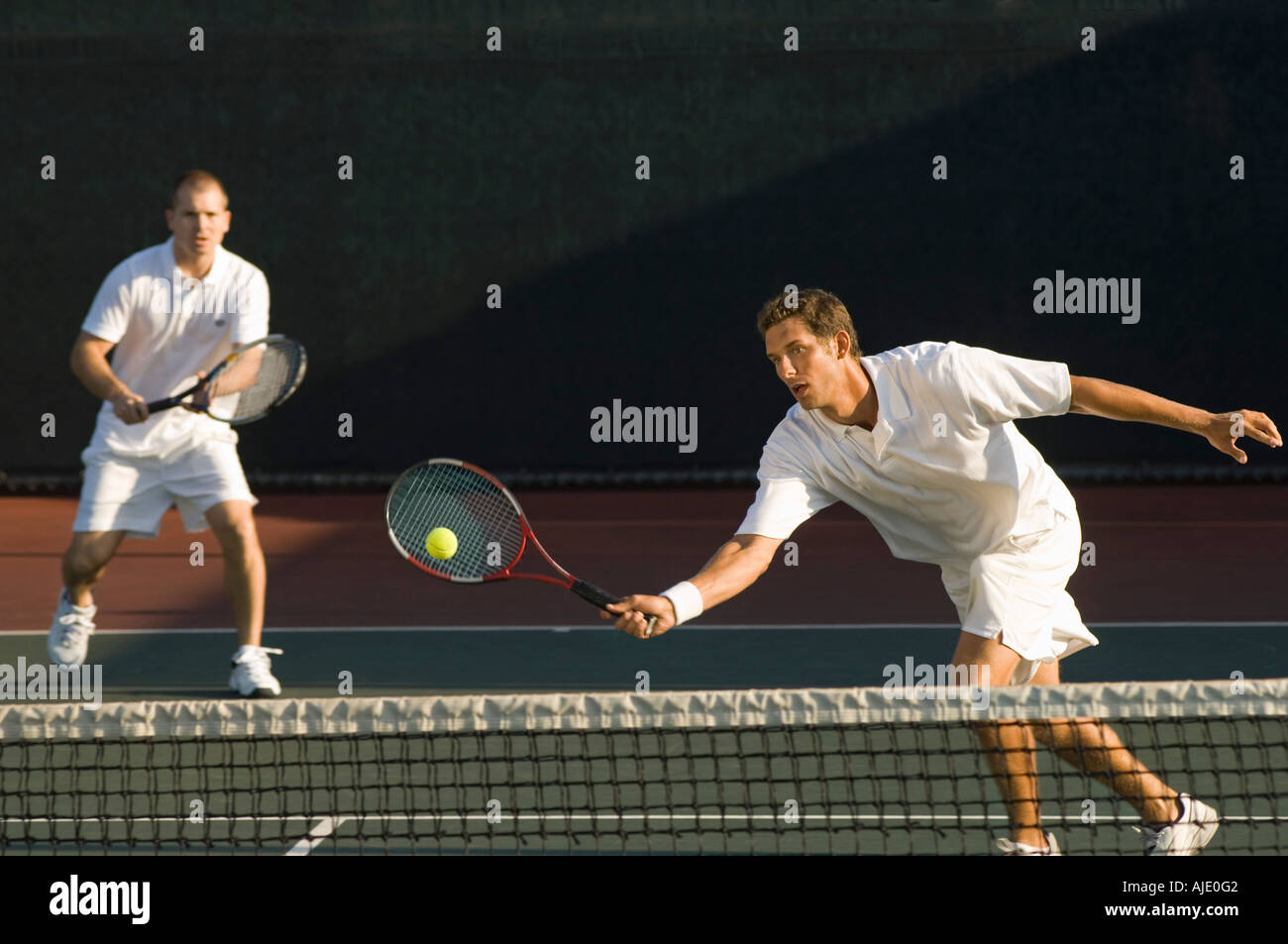 Tennis action hi-res stock photography and images - Alamy