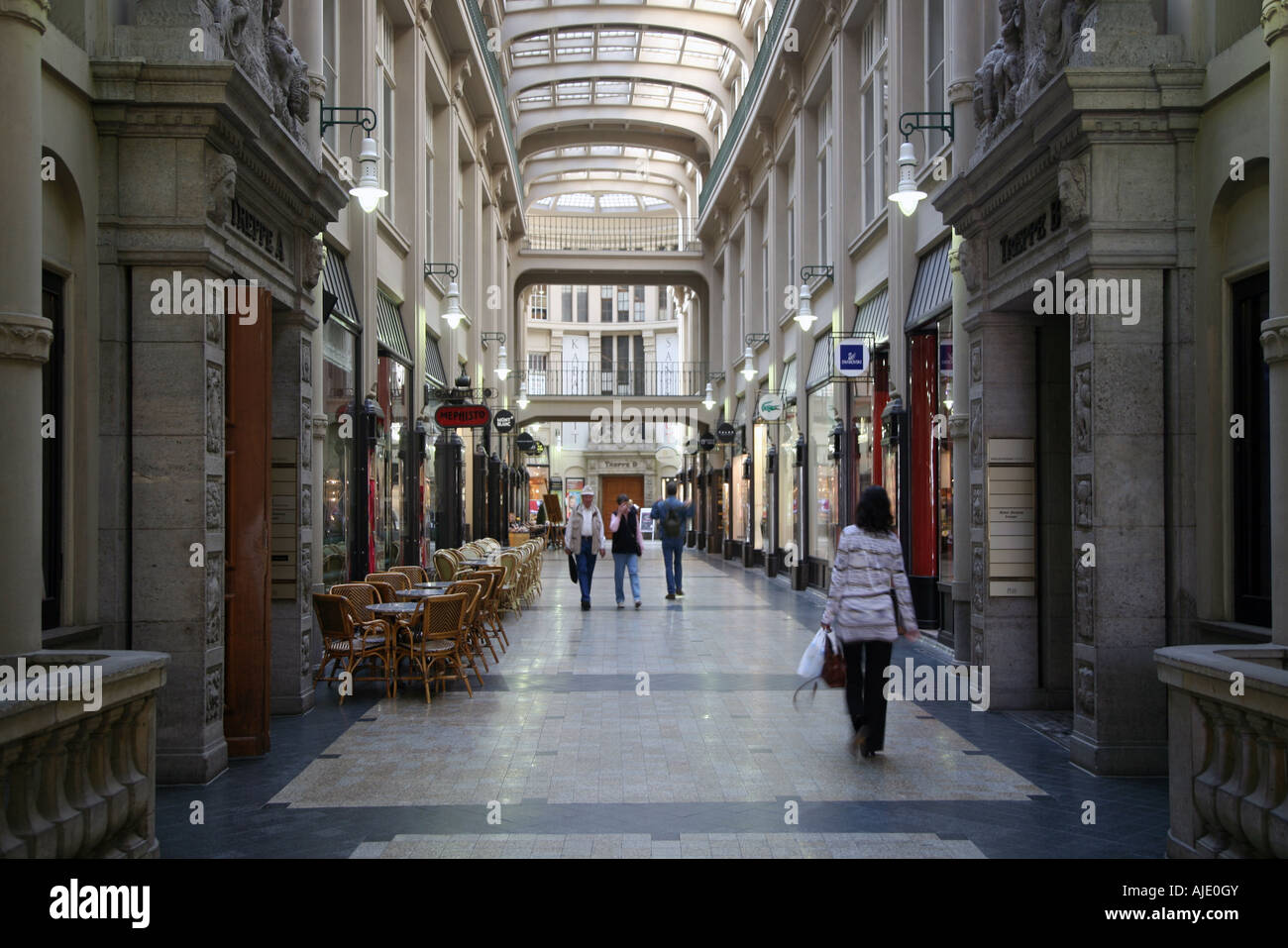 Sachsen Saxony Leipzig Maedler Passage Stock Photo - Alamy