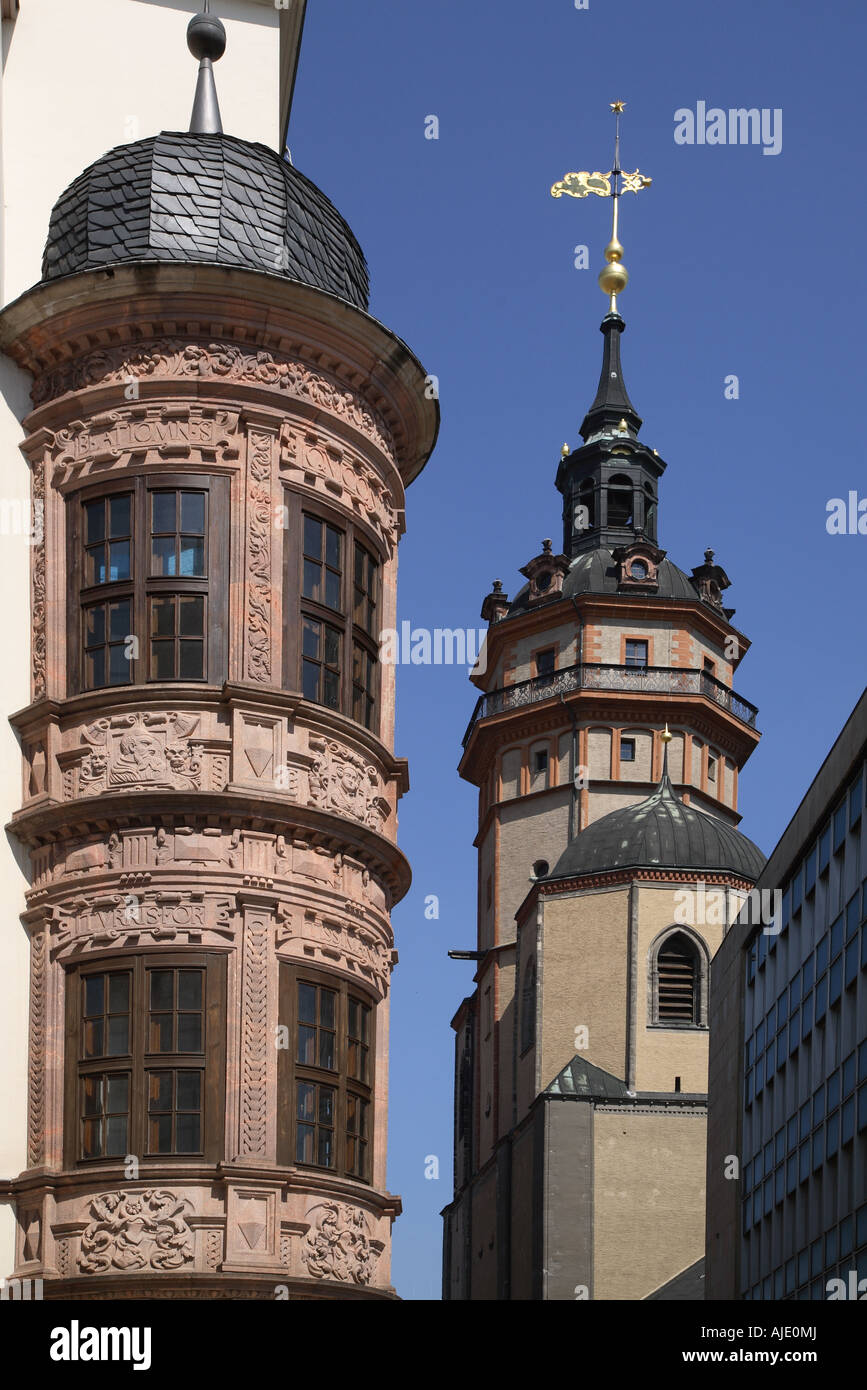 Sachsen Saxony Leipzig Nikolaikirche Nikolai Kirche Kirchen Church ...