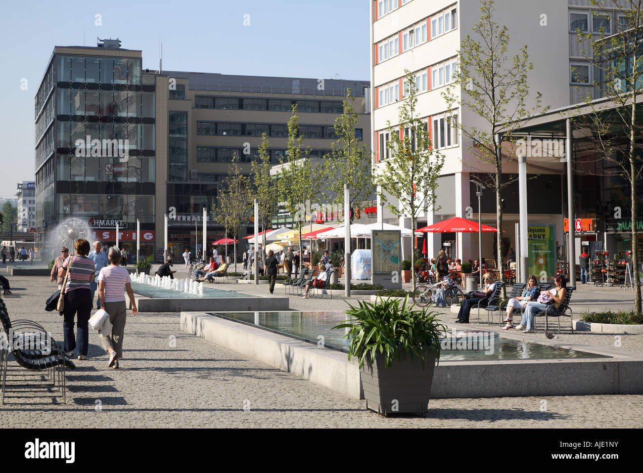 Sachsen Saxony Dresden Prager Strasse Street St Stock Photo - Alamy