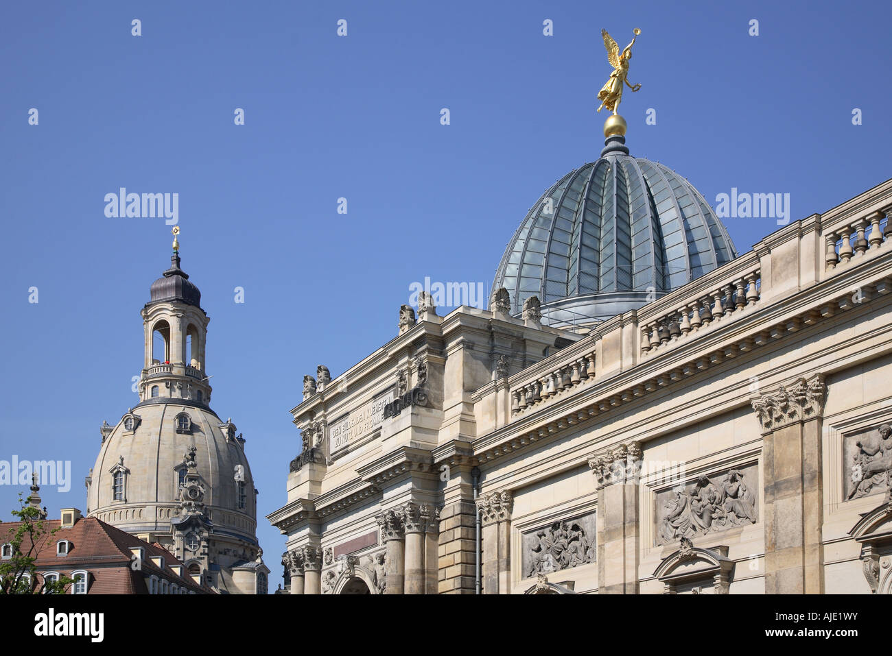 Sachsen Saxony Dresden Frauenkirche Woman Church Church Of Our Lady ...