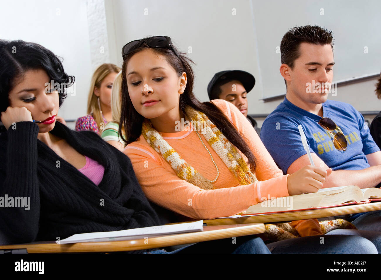 Student cheating in examination Stock Photo - Alamy