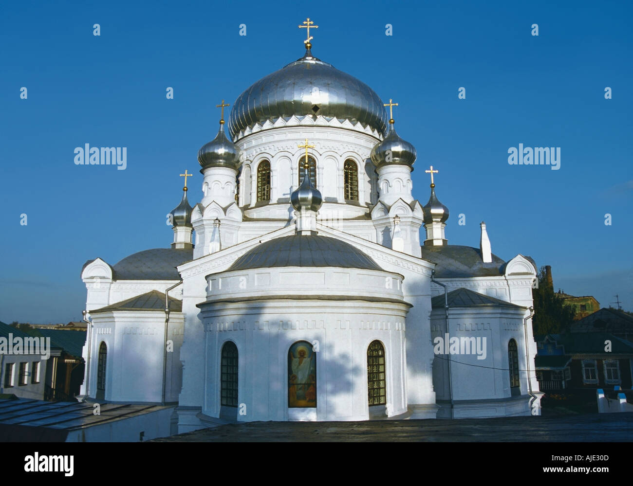 Cathedral of the Assumption Uspenskiy Cathedral Biysk City Altai Russia ...