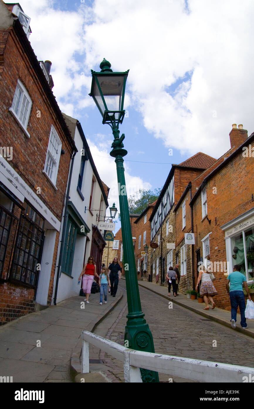 Steep Hill, Lincoln City. Landscape Stock Photo - Alamy