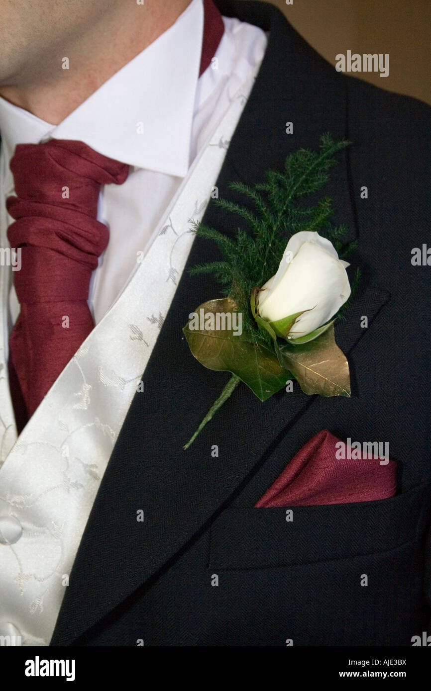 The Groom, Wedding day, suit, corsage, flower, neck tie, marriage ...
