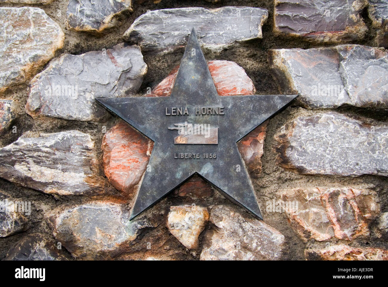 Brass star, commemorating, Lena Horne, Lena Mary Calhoun Horne ...