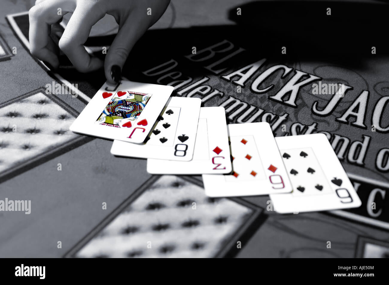 Croupier female poker hi-res stock photography and images - Alamy