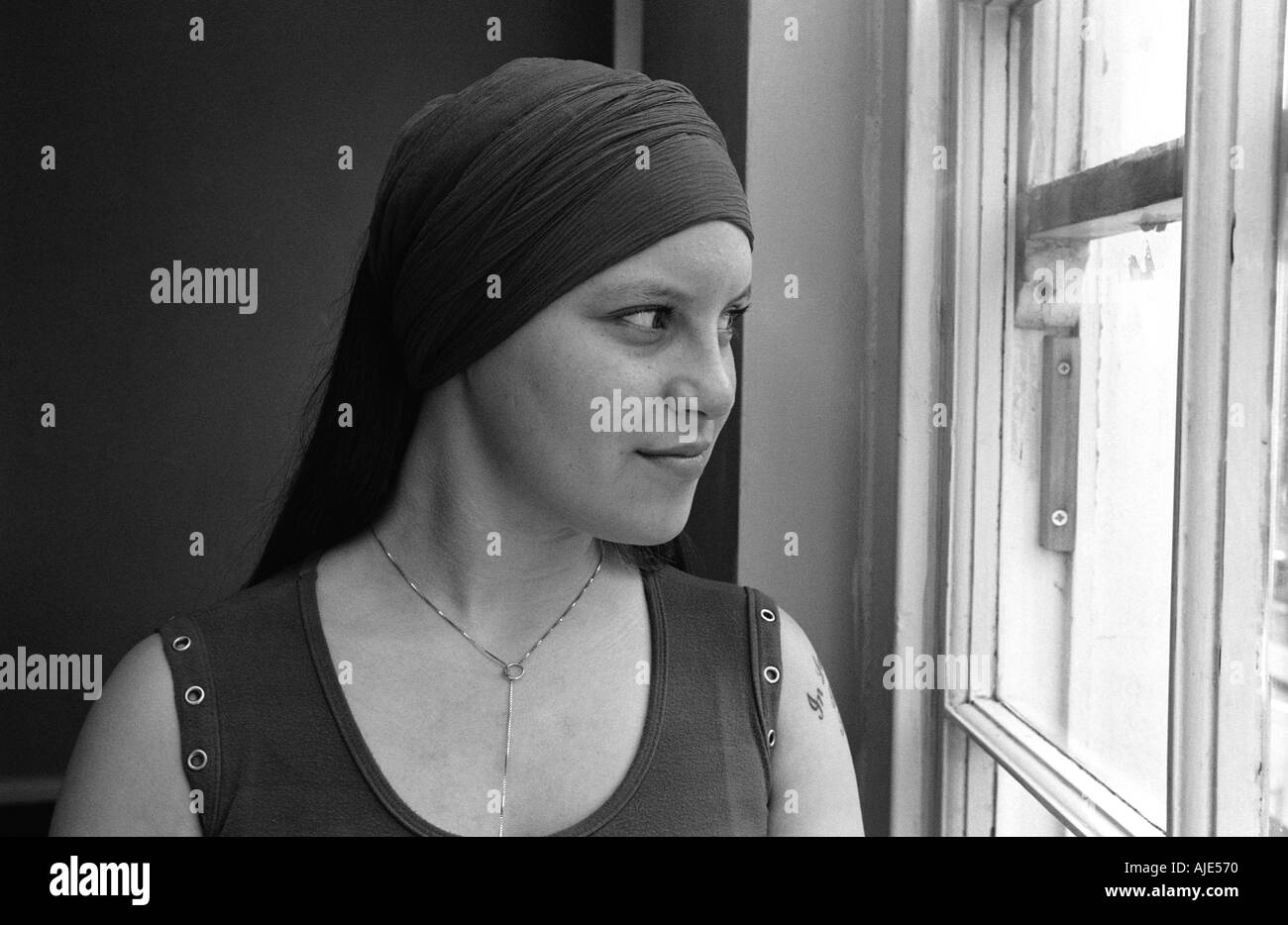 Gazing out your window Black and White Stock Photos & Images - Alamy