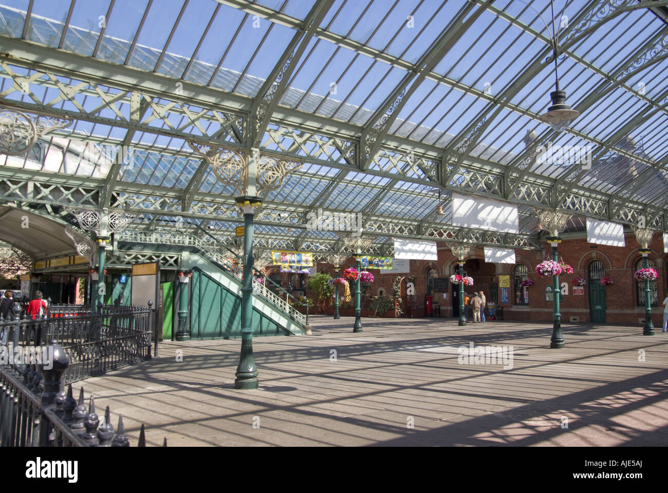 Tynemouth Victorian railway station Newcastle Metro Stock Photo - Alamy