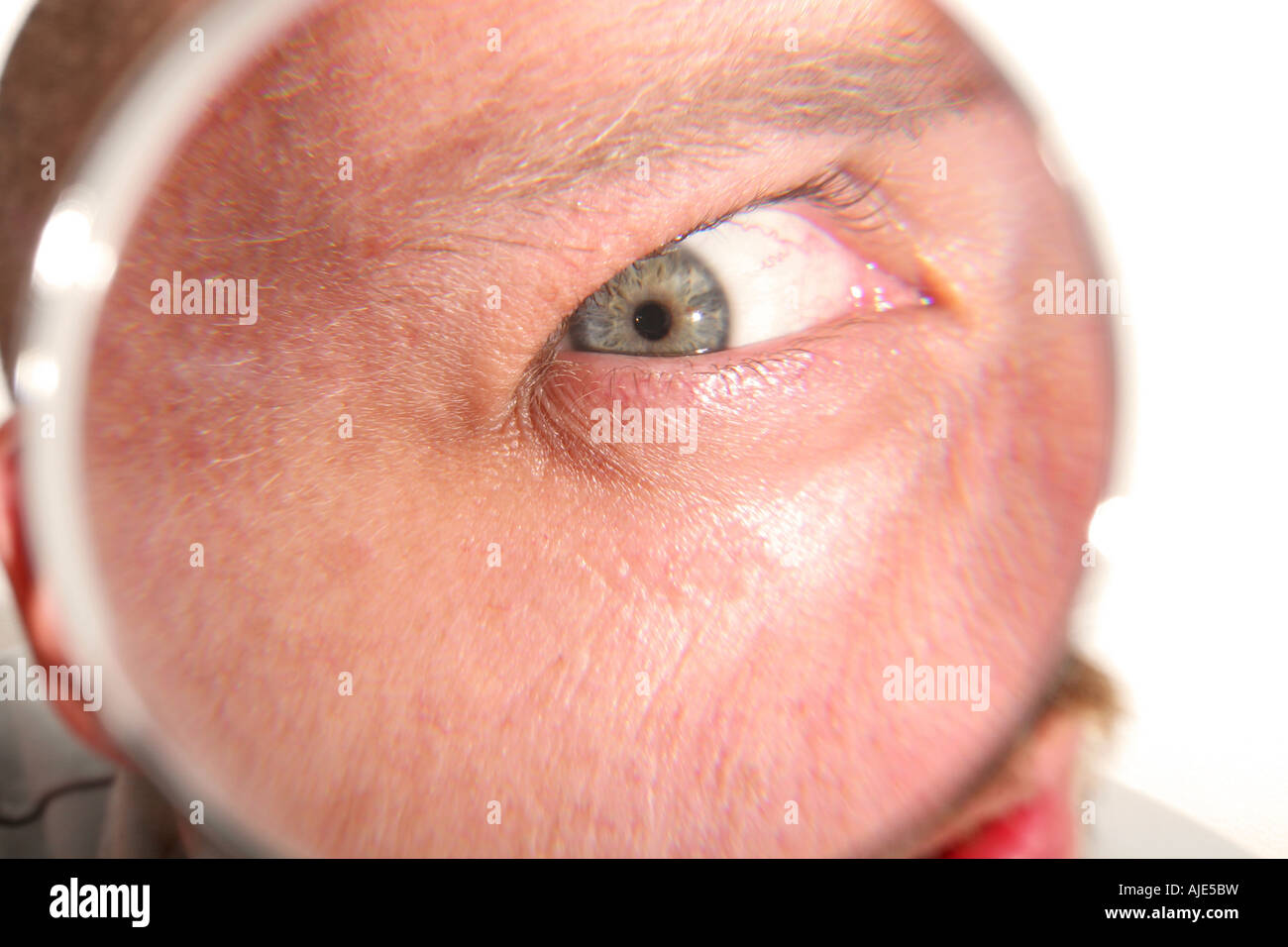 Closeup view human eye hi-res stock photography and images - Alamy
