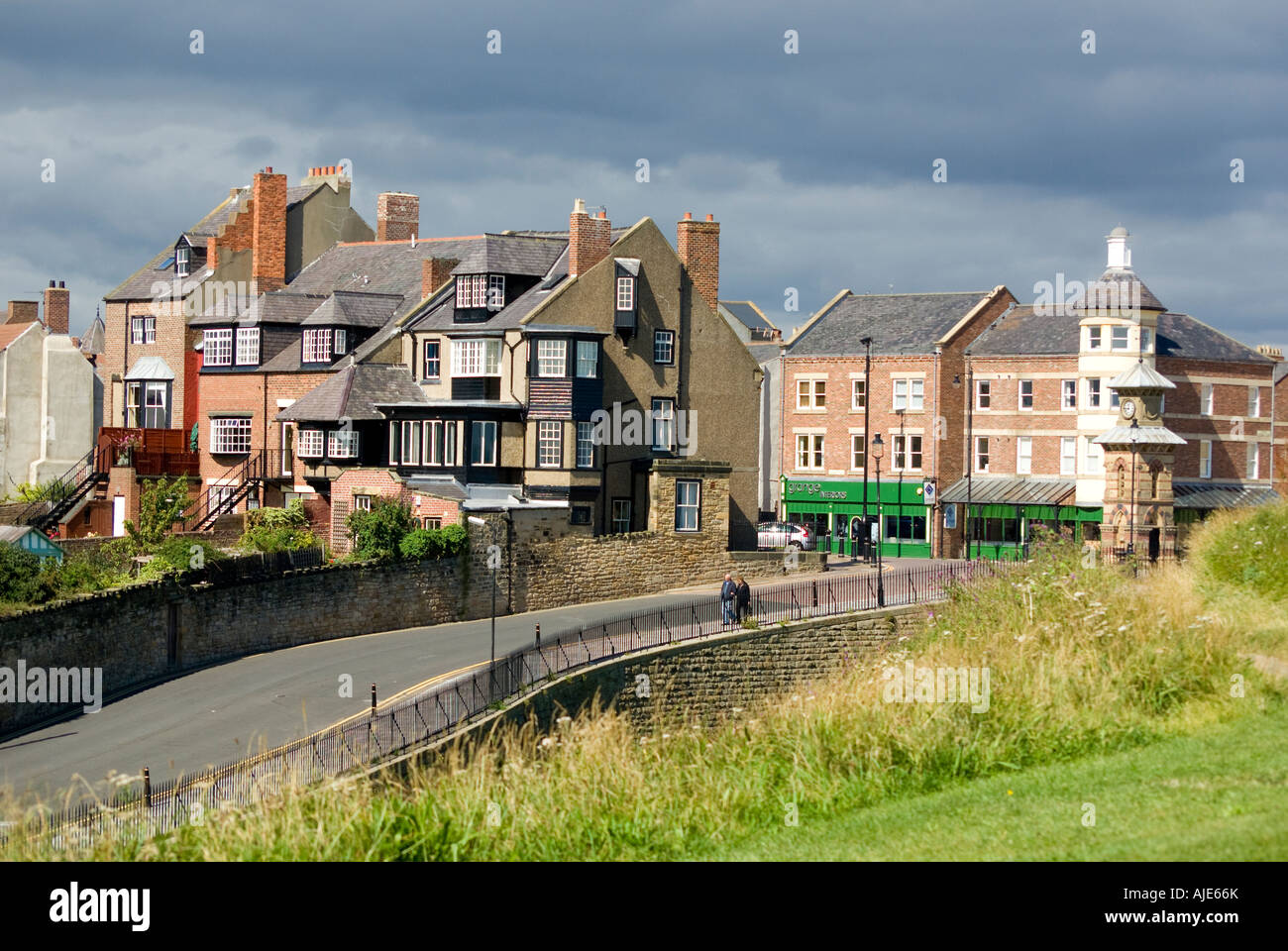 Pier Road Tynemouth Tyneside Newcastle North East of England UK Geordie ...