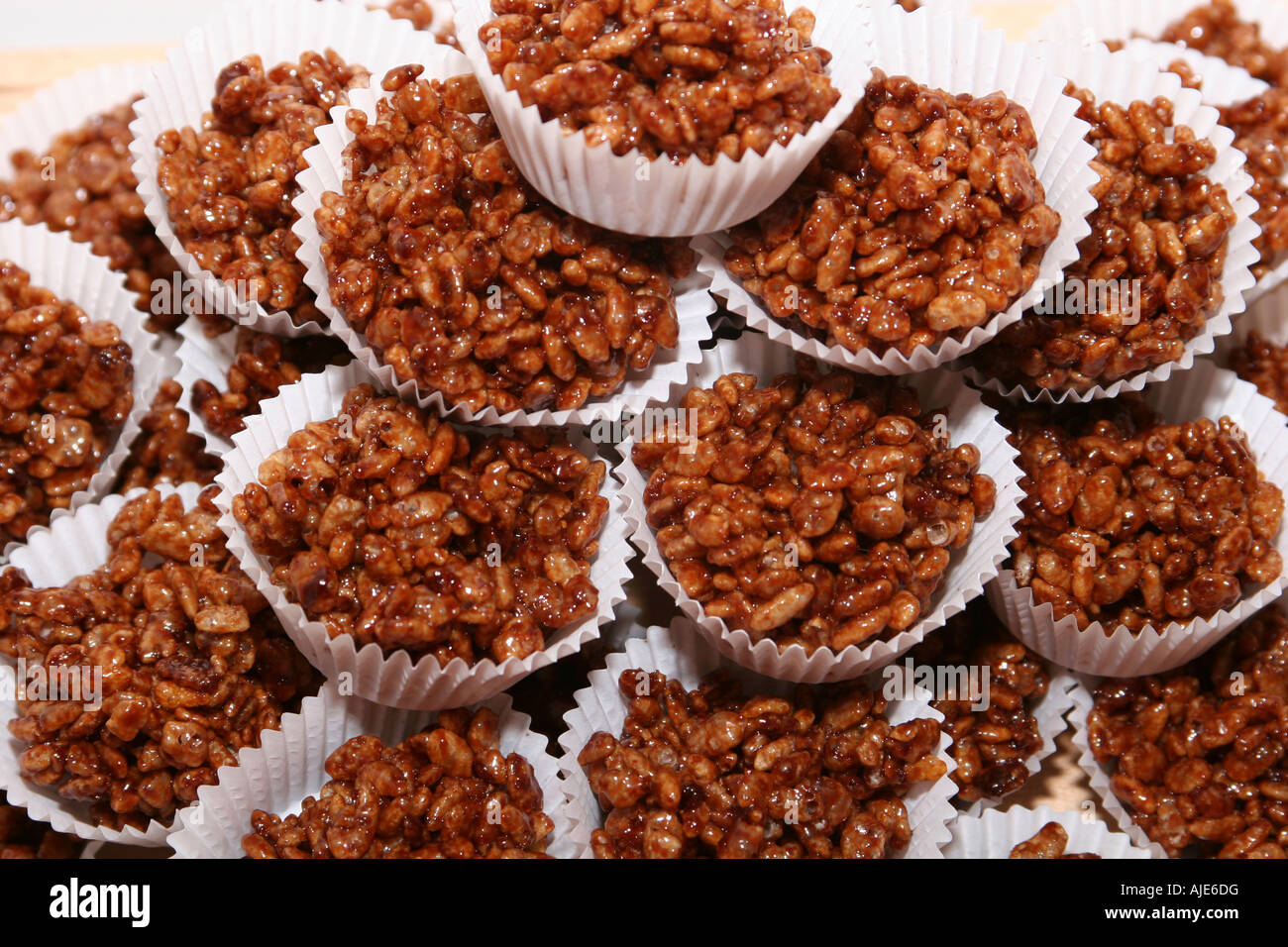 A pile of delicious chocolate syrup cookies Stock Photo - Alamy