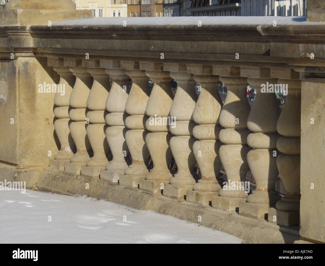 Banister With White Pillars High Resolution Stock Photography and ...