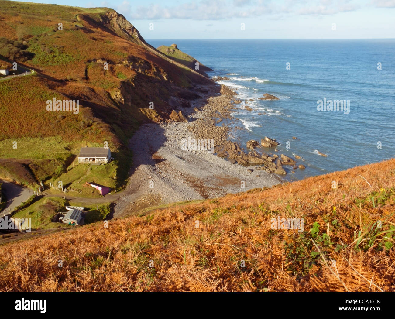 Millook haven beach hi-res stock photography and images - Alamy