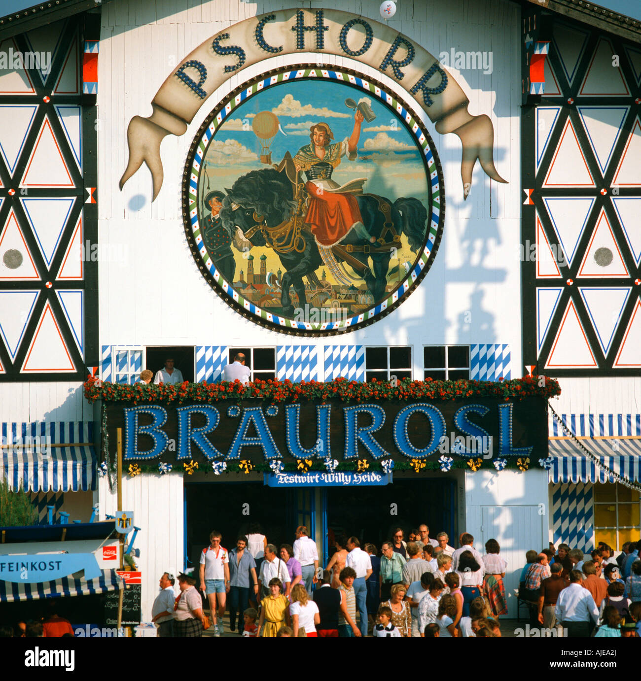 EU DEU Germany Bavaria Munich The October Fest in Munich The tent ...