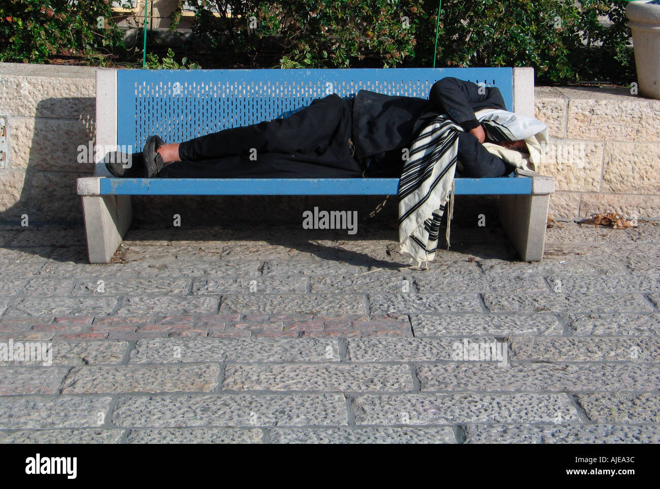 Jerusalem israel sleeping in street hi-res stock photography and images ...