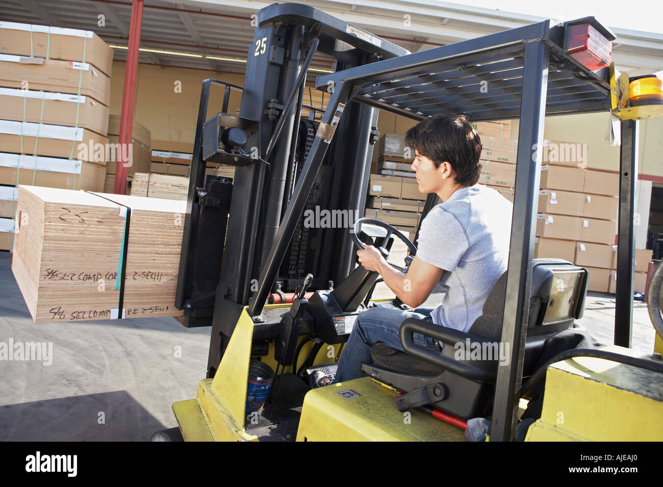 Rear forklift hi-res stock photography and images - Alamy