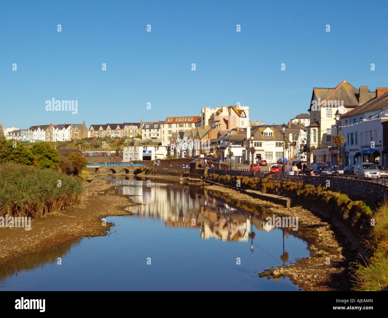 River Strat Bude Cornwall England United Kingdom Stock Photo - Alamy