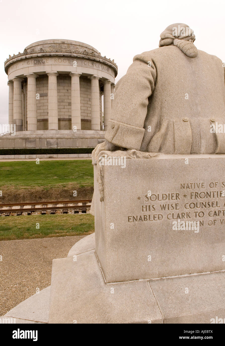 Francis Vigo Statue at George Rogers Clark National Historical Park, IN ...