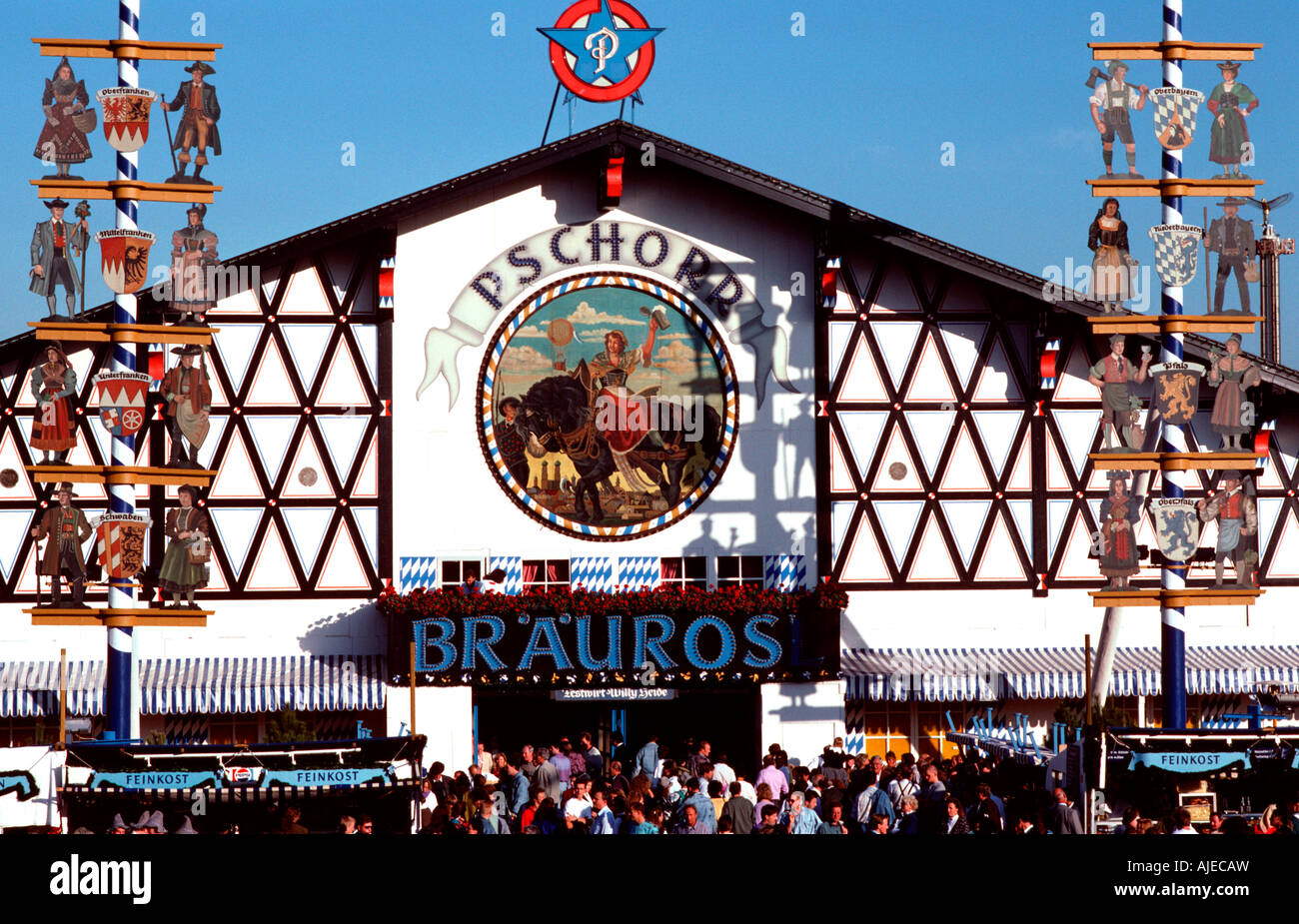 EU DEU Germany Bavaria Munich The October Fest in Munich The tent ...