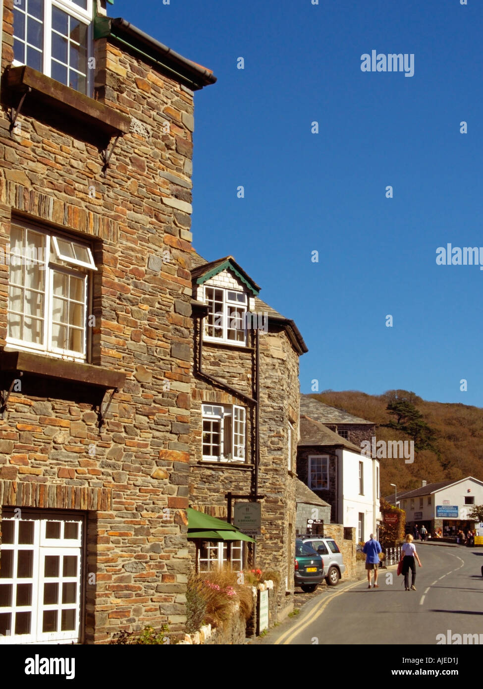 Boscastle village street hi-res stock photography and images - Alamy