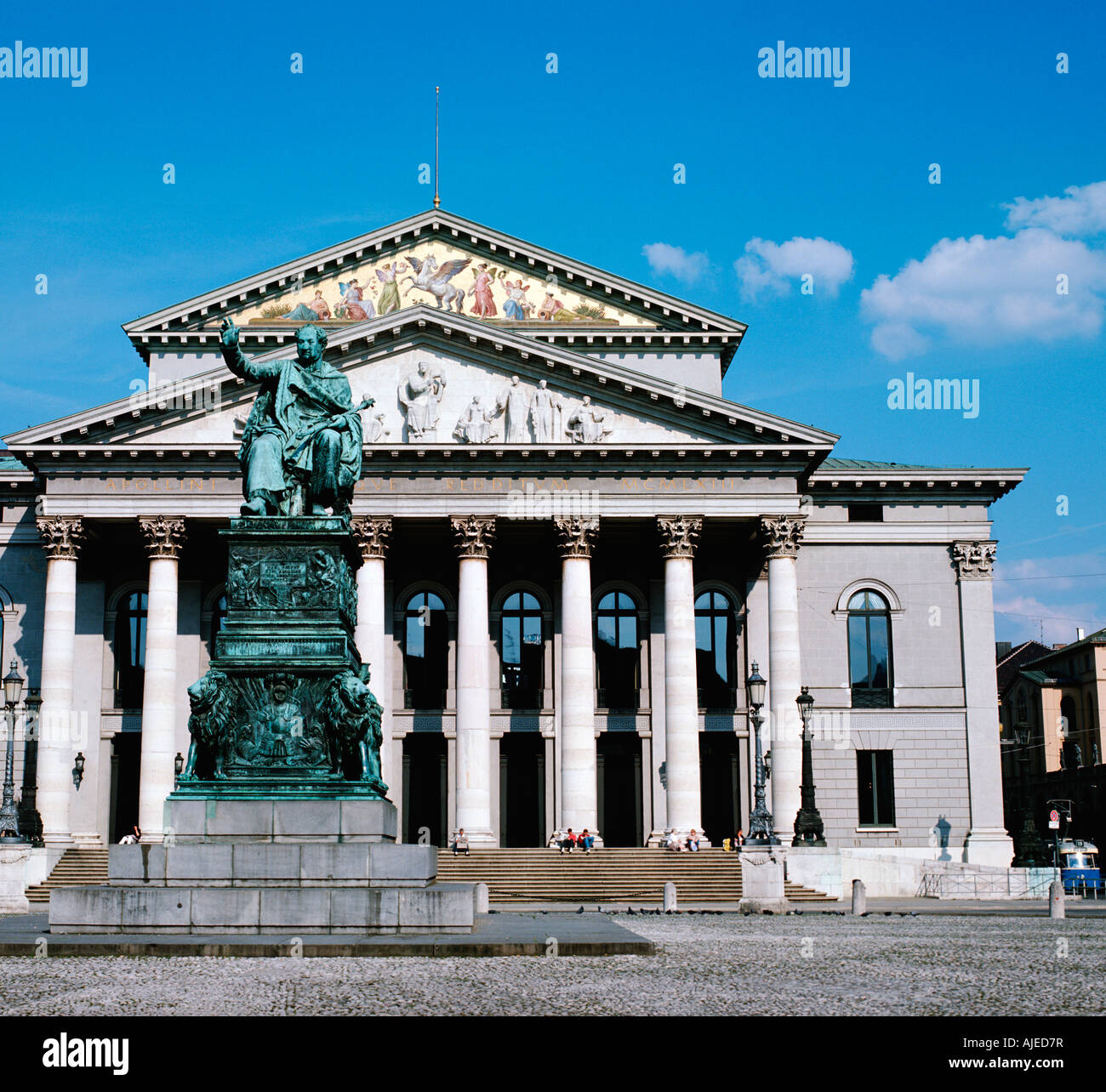 EU DE Germany Bavaria Munich Nationaltheater home of the Bavarian State ...