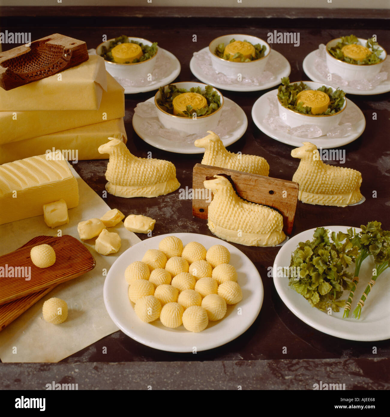 Pat of butter hi-res stock photography and images - Alamy