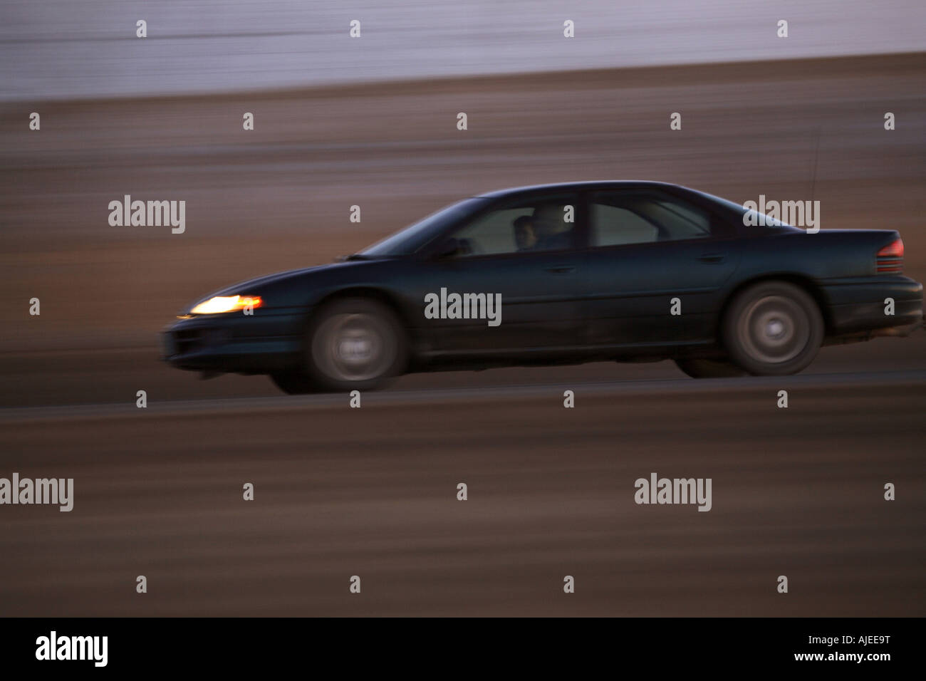 Automobile on Trans Canada Highway Stock Photo - Alamy