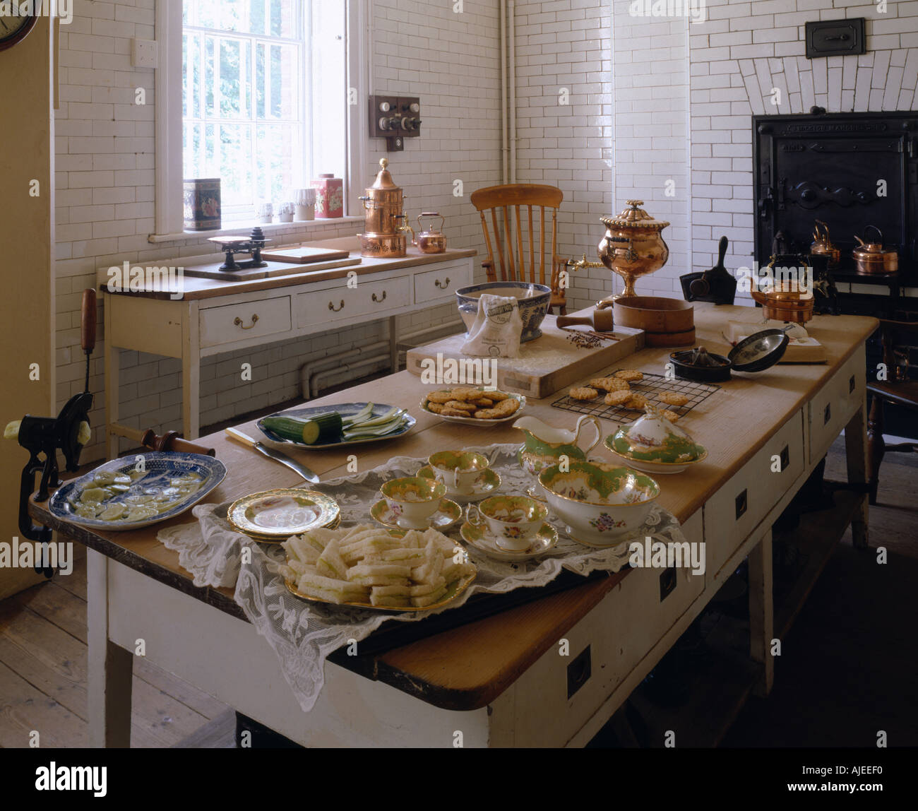 The Still Room at Tatton Park Cheshire Stock Photo - Alamy