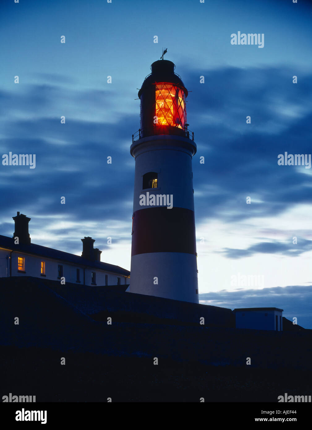 Souter lighthouse night hi-res stock photography and images - Alamy