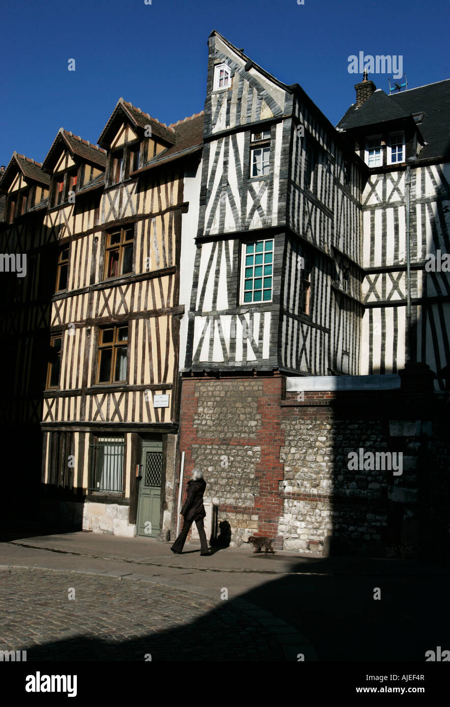 Half timber houses in rouen hi-res stock photography and images - Alamy