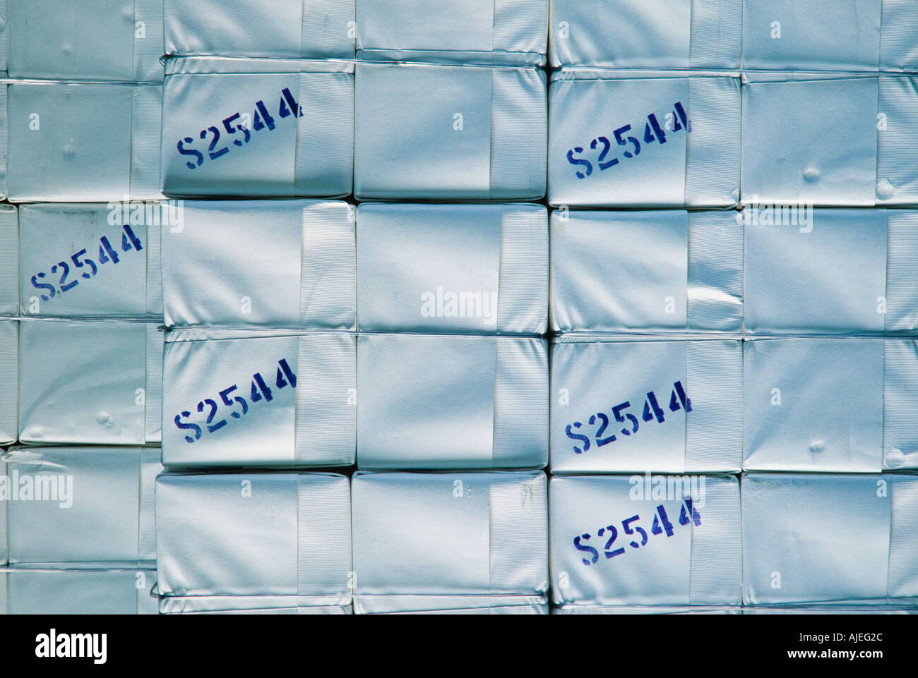 Raw pulp in warehouse Stock Photo - Alamy