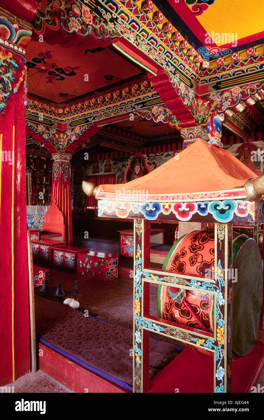Inside monastery,sikkim hi-res stock photography and images - Alamy