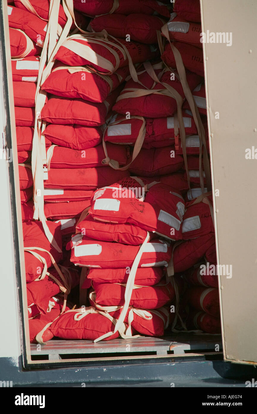 Colourful life jackets hi-res stock photography and images - Alamy