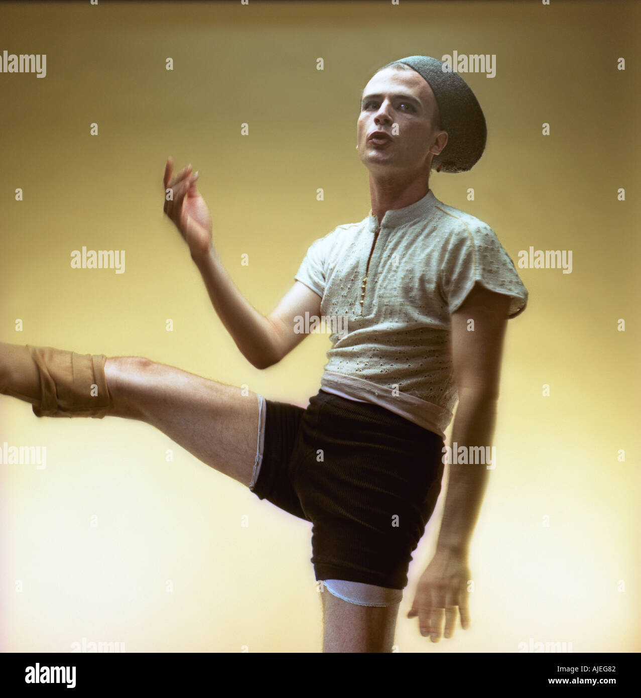male dancer in drag Stock Photo - Alamy