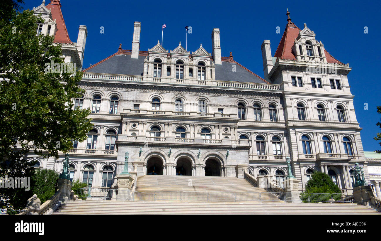 State Capitol building Albany New York State, USA Stock Photo - Alamy