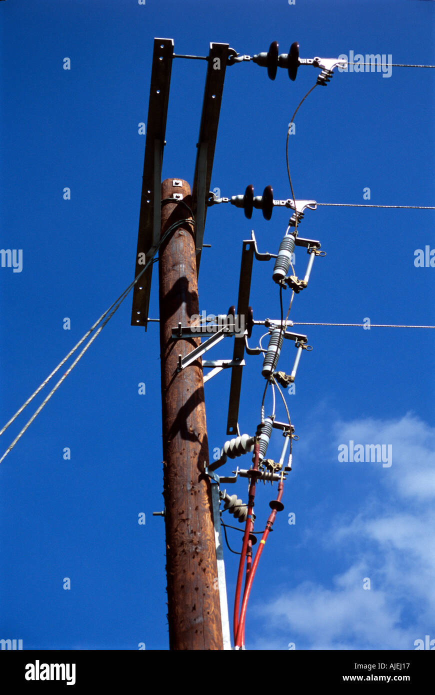 Electric Power Lines Stock Photo - Alamy