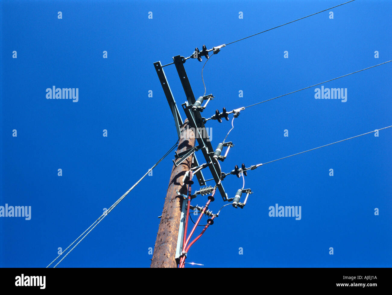 Electric Power Lines Stock Photo - Alamy