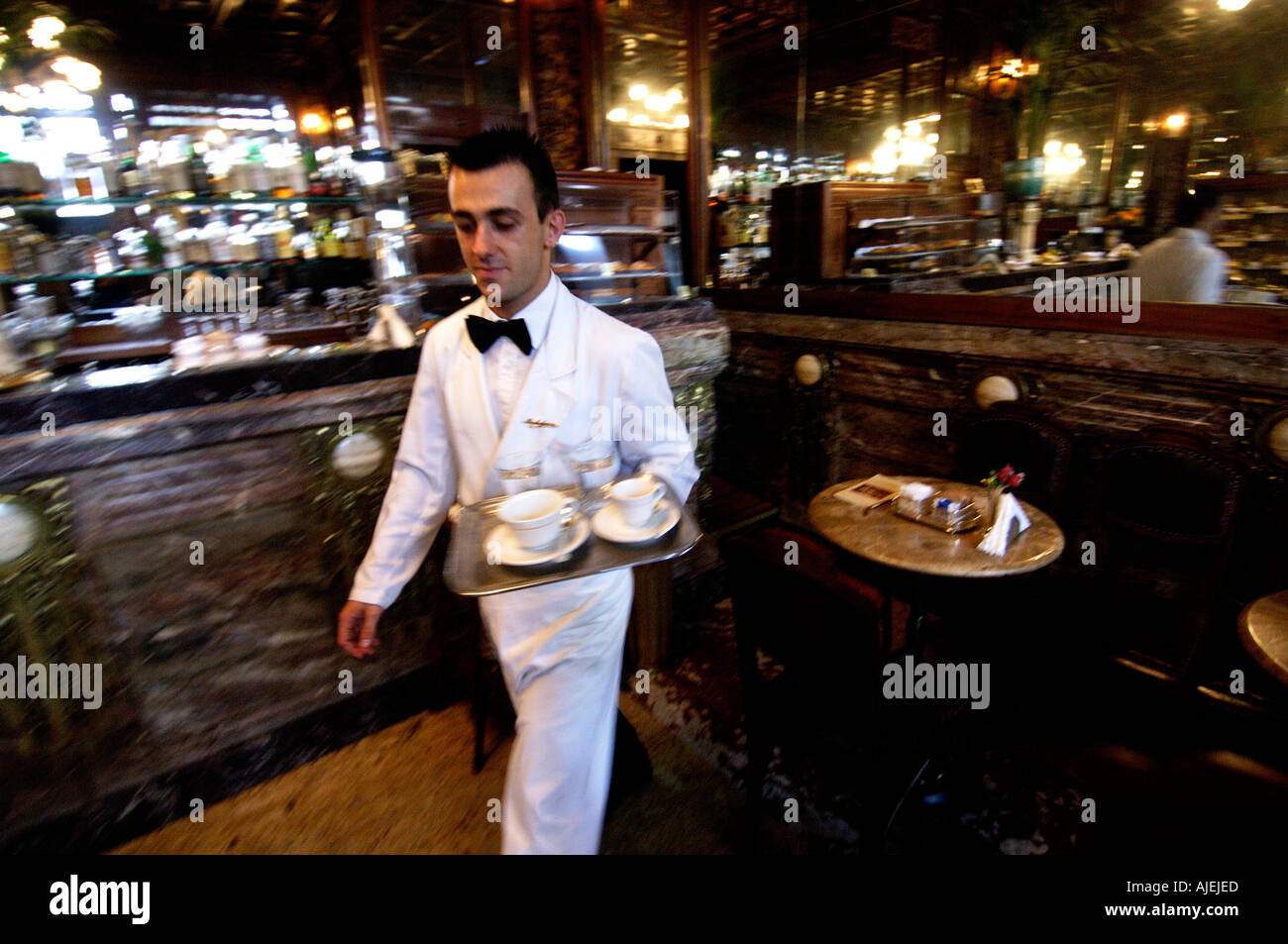 Turin caffe mulassano at the piazza castello Stock Photo - Alamy