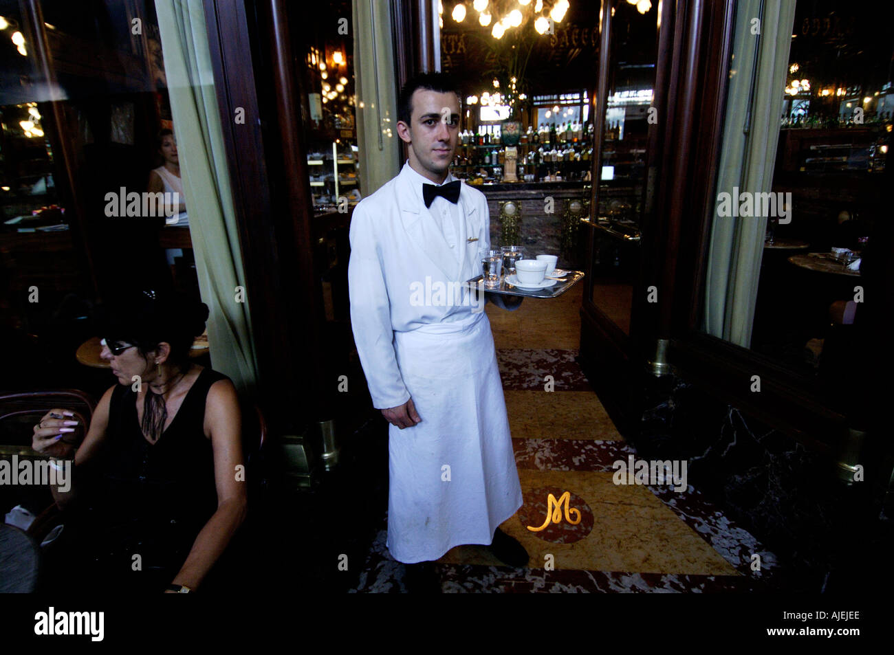 Turin caffe mulassano at the piazza castello Stock Photo - Alamy