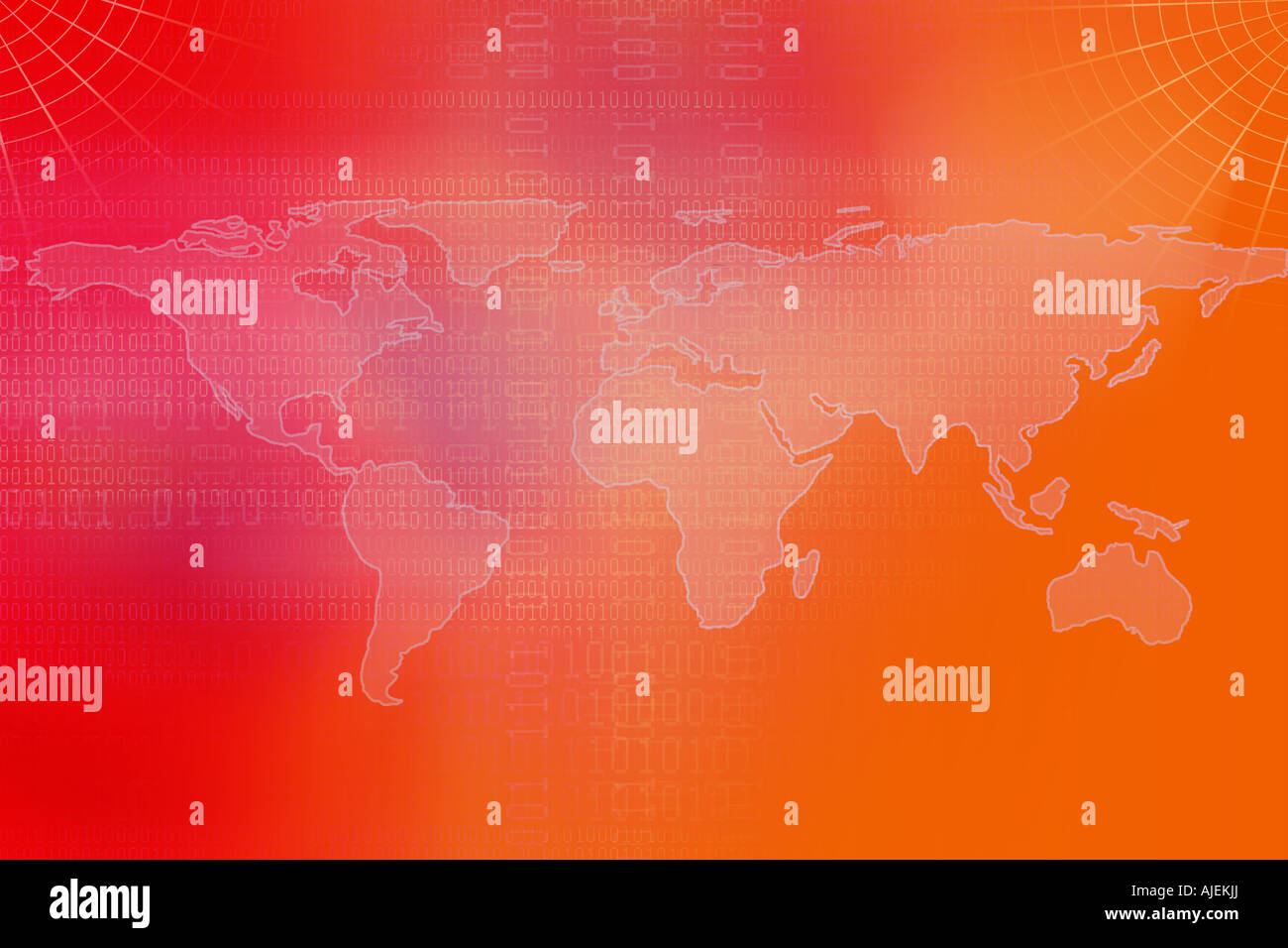 Abstract world map hi-res stock photography and images - Alamy