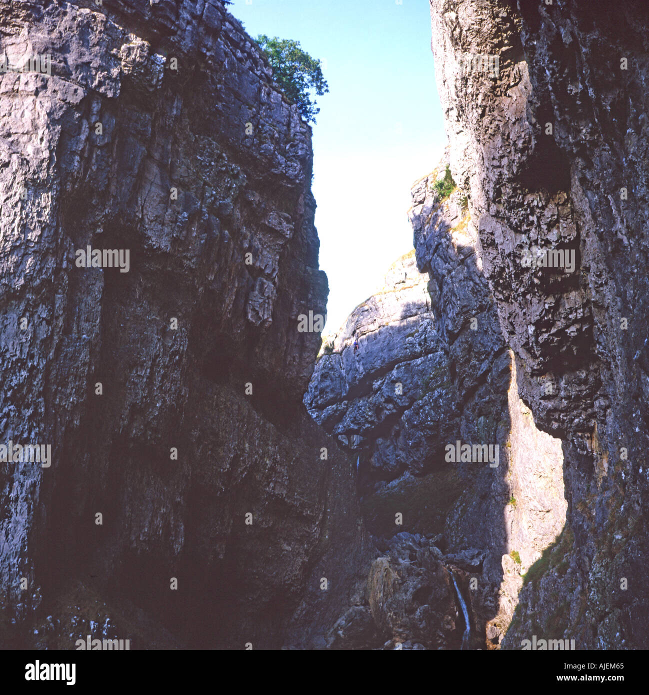 Gordale Scar Yorkshire Dales national park England Stock Photo - Alamy