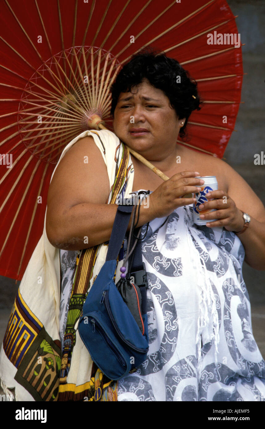 Rapa Nui woman Stock Photo - Alamy