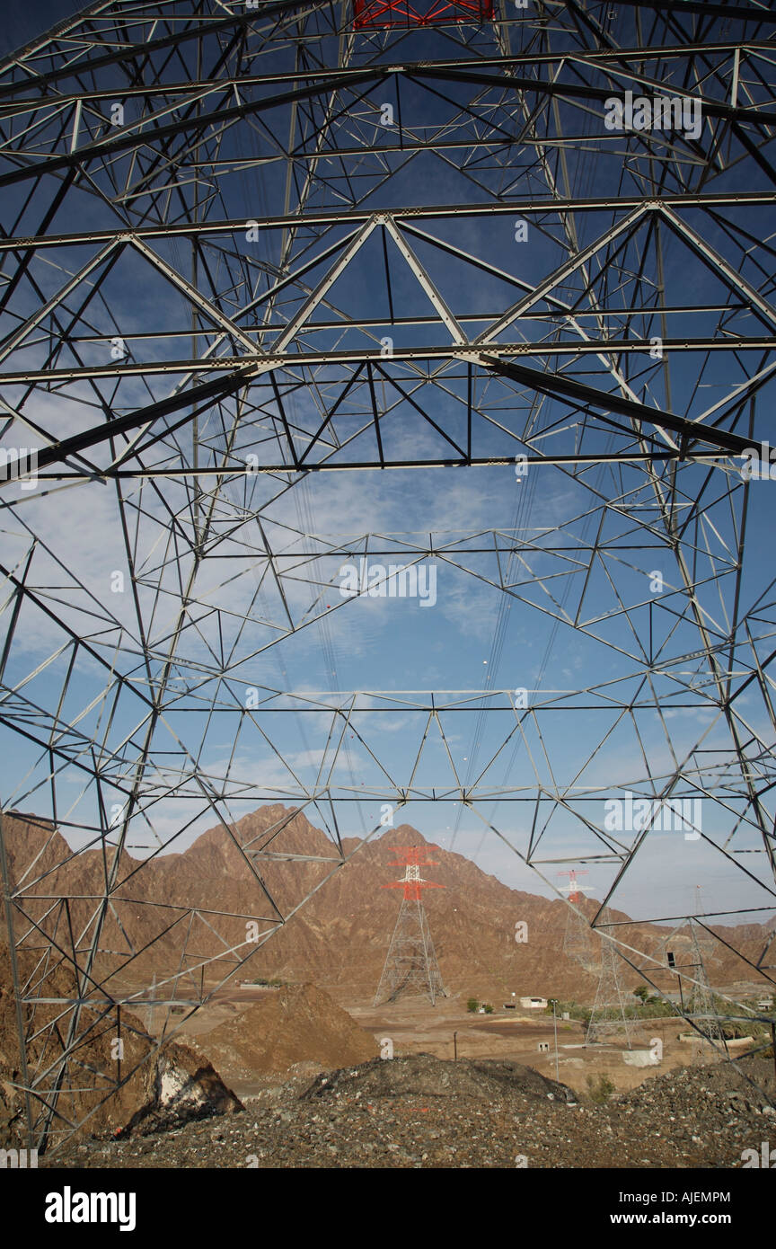graphic angle of power and electricity power lines and cables dubai ...