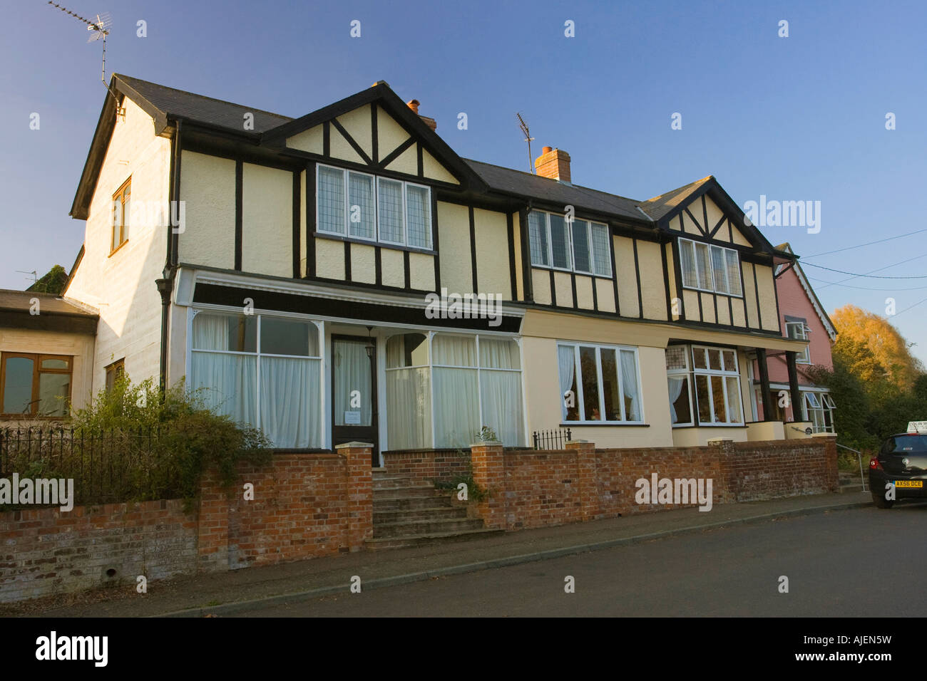 timber framed cottage in Rattlesden village in Suffolk, UK 2007 Stock ...