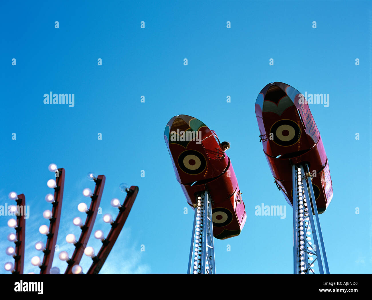 Funfair rocket hi-res stock photography and images - Alamy
