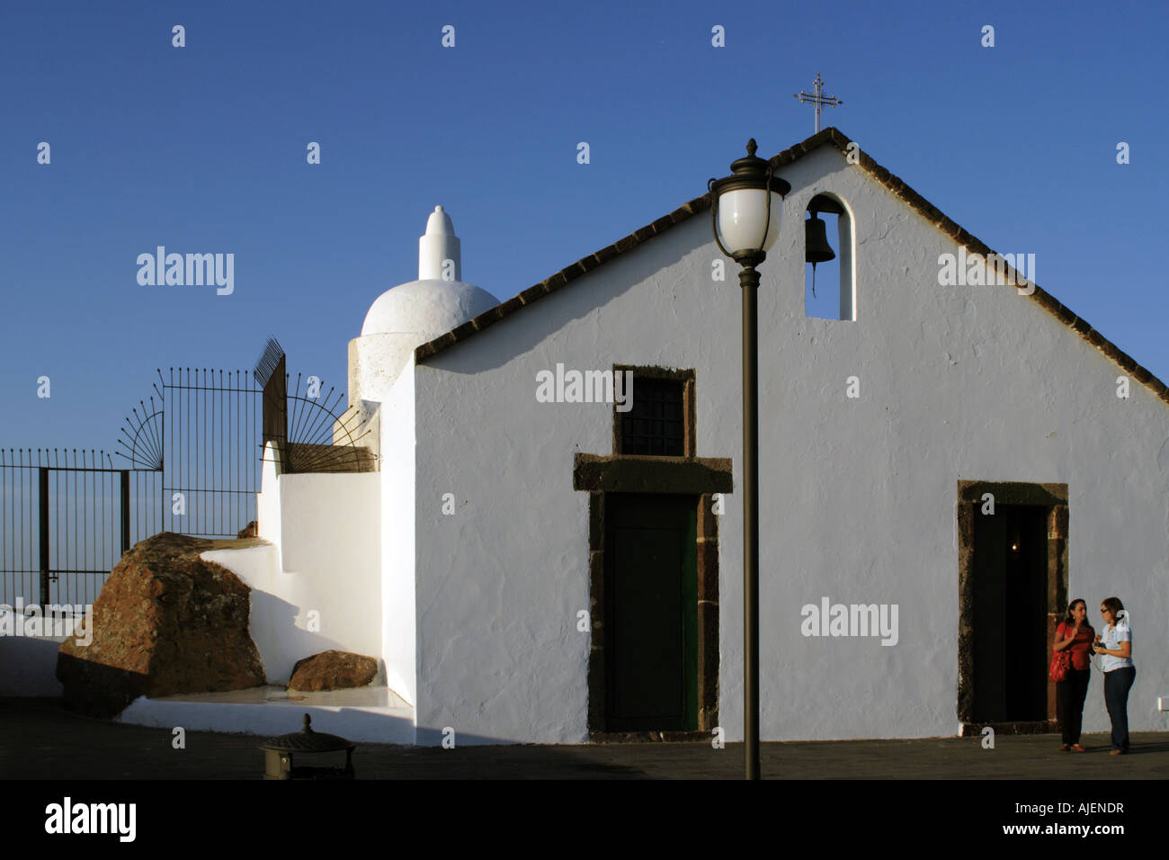 The Church of Chiesa Vecchia on the island of Lipari Aeolian Islands ...