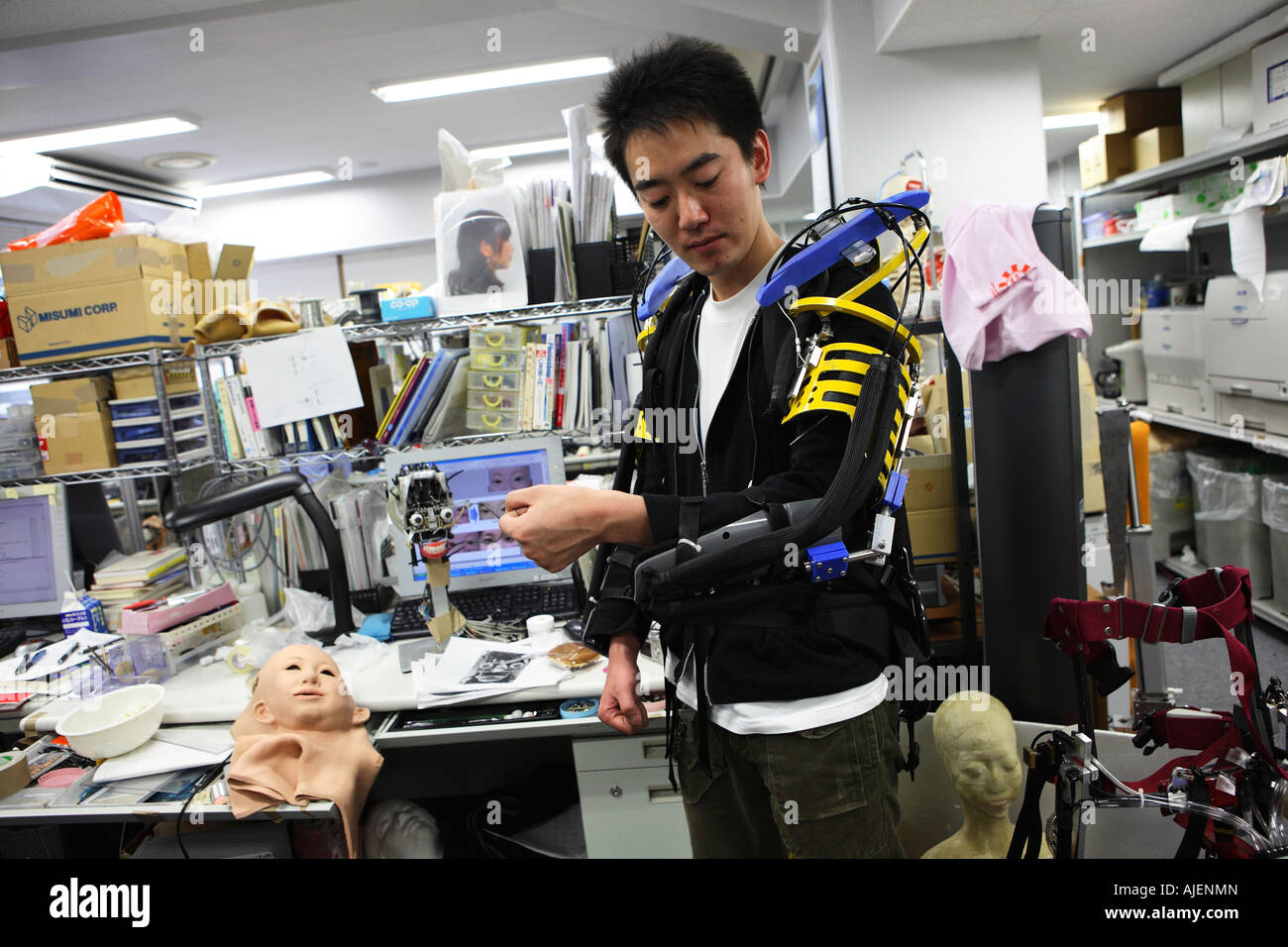 Robotic muscle suits Stock Photo - Alamy