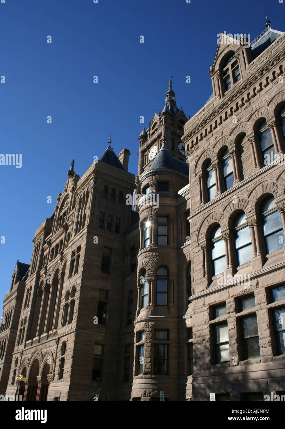 exterior wall of City and County building Salt Lake City October 2007 ...